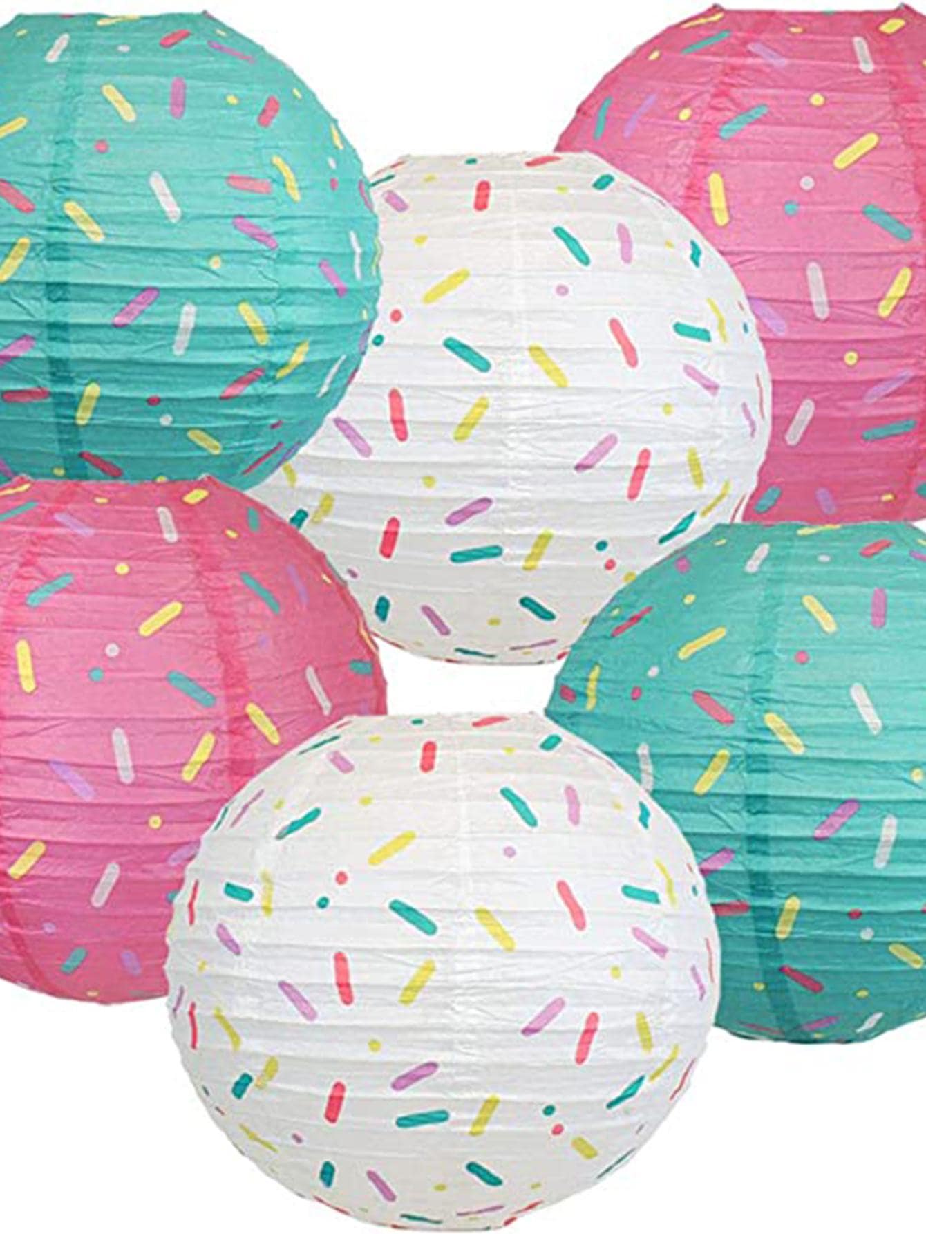 3pcs Paper Lantern, Modern Hanging Decorative Paper Lantern For Party ...