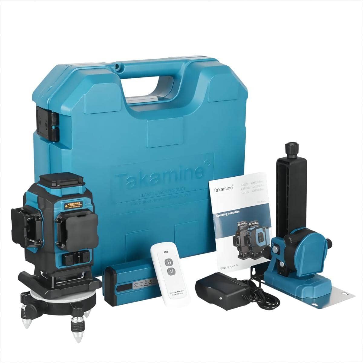 Takamine 12 Lines Green Laser Level Pro, 3x360° 3D Green Cross Line ...