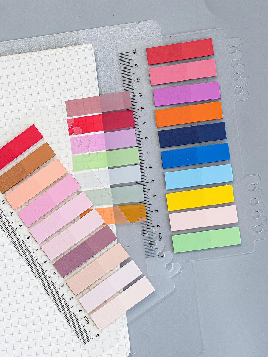 7pcs Mixed Color Index Sticky Note, Simple Multi-purpose Easy To Post ...