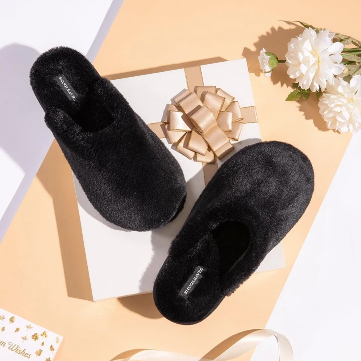 Snug Leaves Women's Fuzzy House Memory Foam Slippers Cute, 43% OFF
