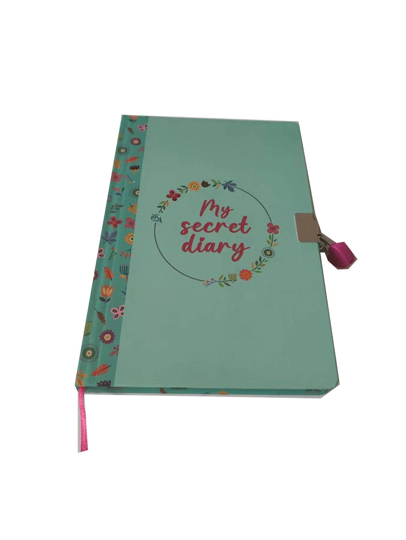 Notebook With Lock And Flower Pattern Design | SHEIN USA