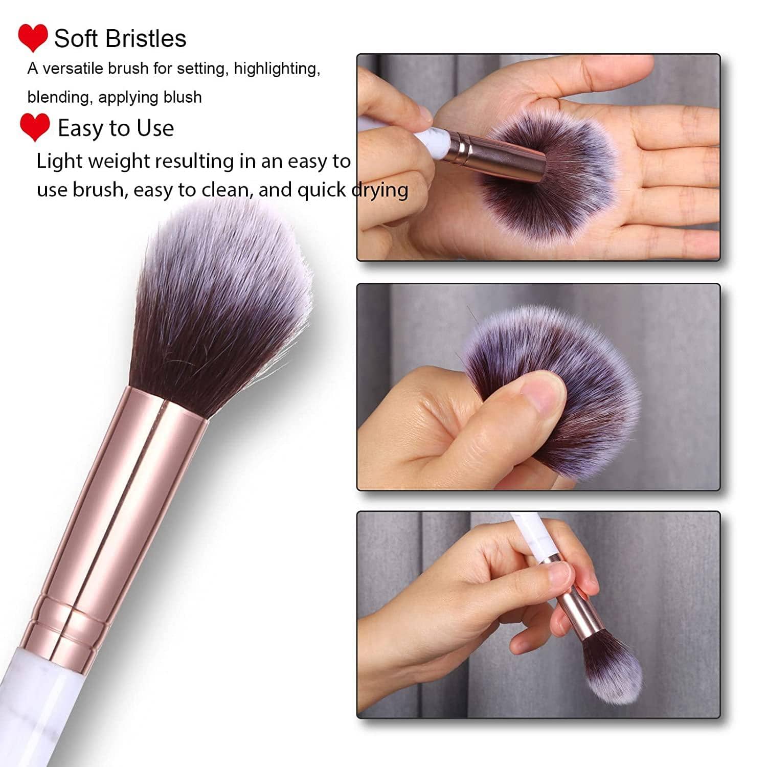 UCANBE 8 Colors Face Matte Blush Palette Shading Blusher With Brush ...