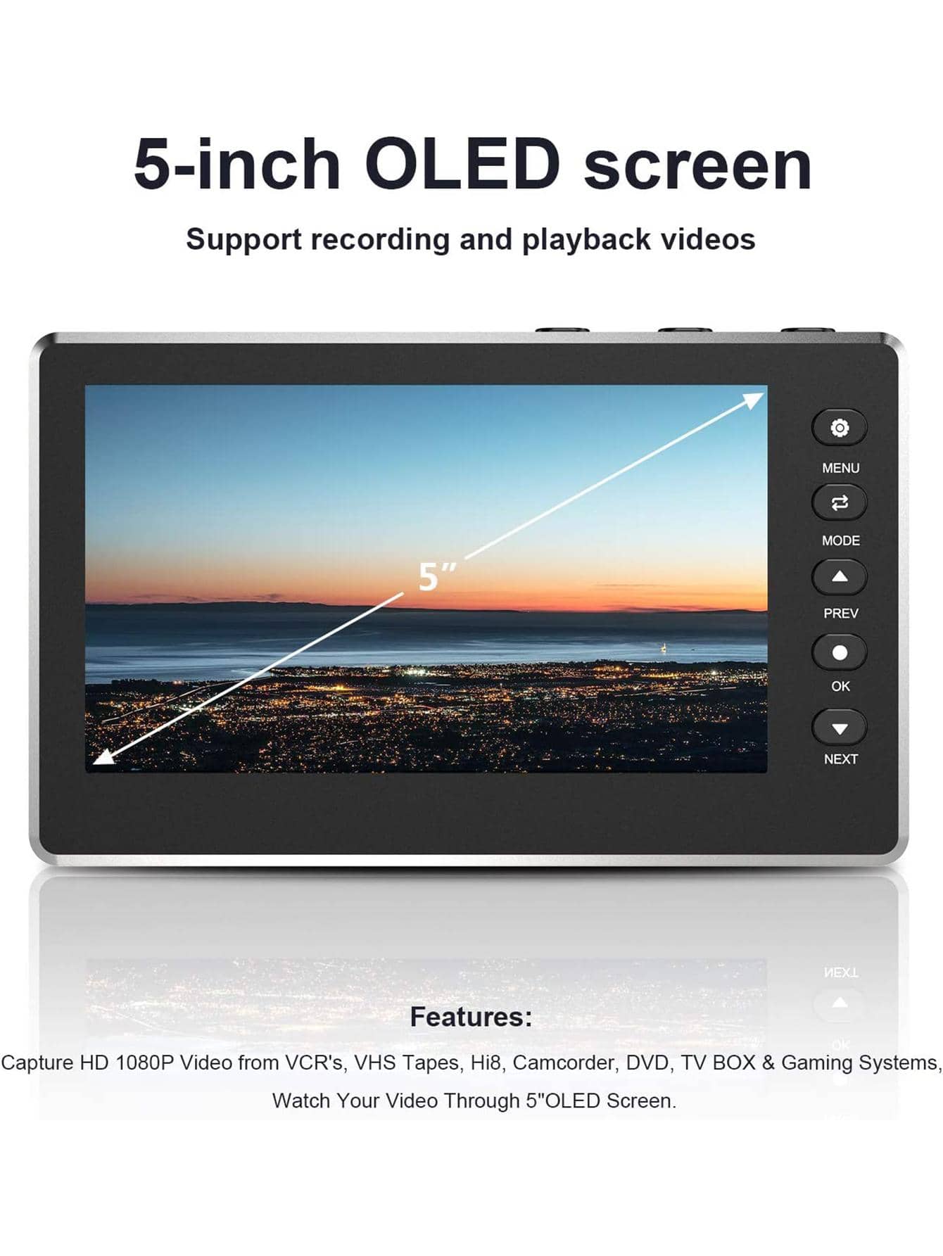 DIGITNOW HD Video Capture Box 1080P 60FPS, HDMI-Compatible USB 2.0 ...