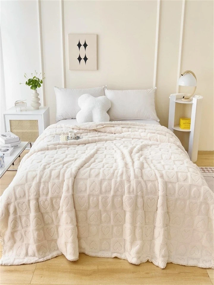 White Fuzzy Blankets