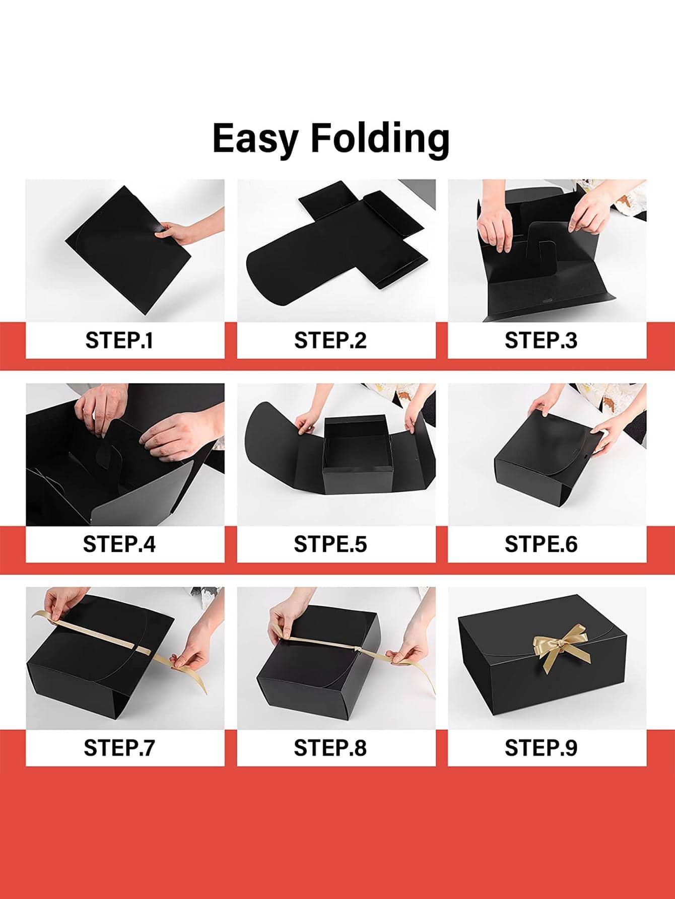 5 PCs Gift Boxes With Lids, White Gift Boxes, Bridesmaid Proposal Box ...