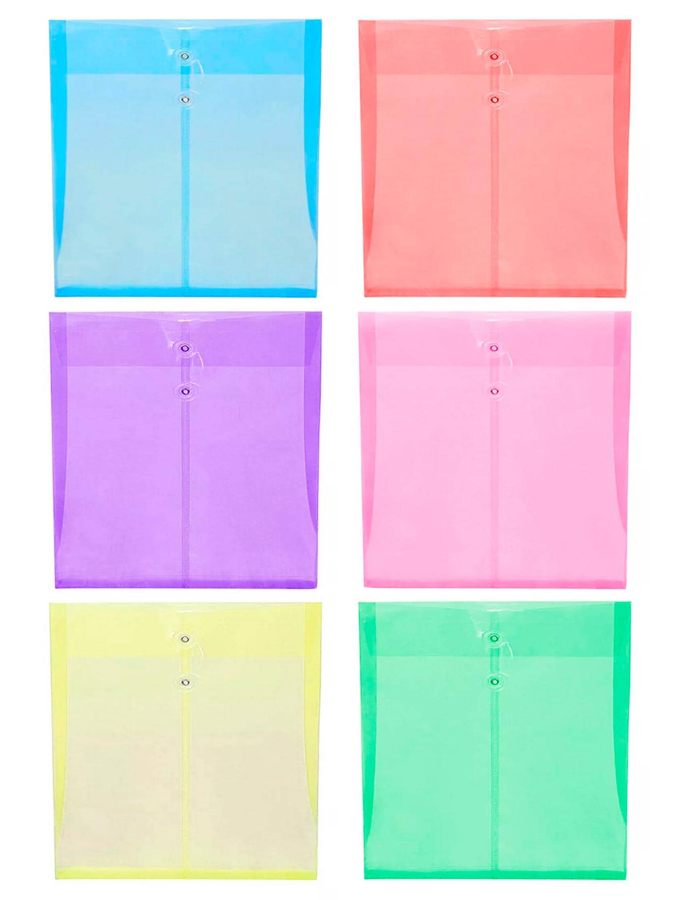 12 Laminated Folder Folder Documents Files Rope Closure Letter A4 Bag ...