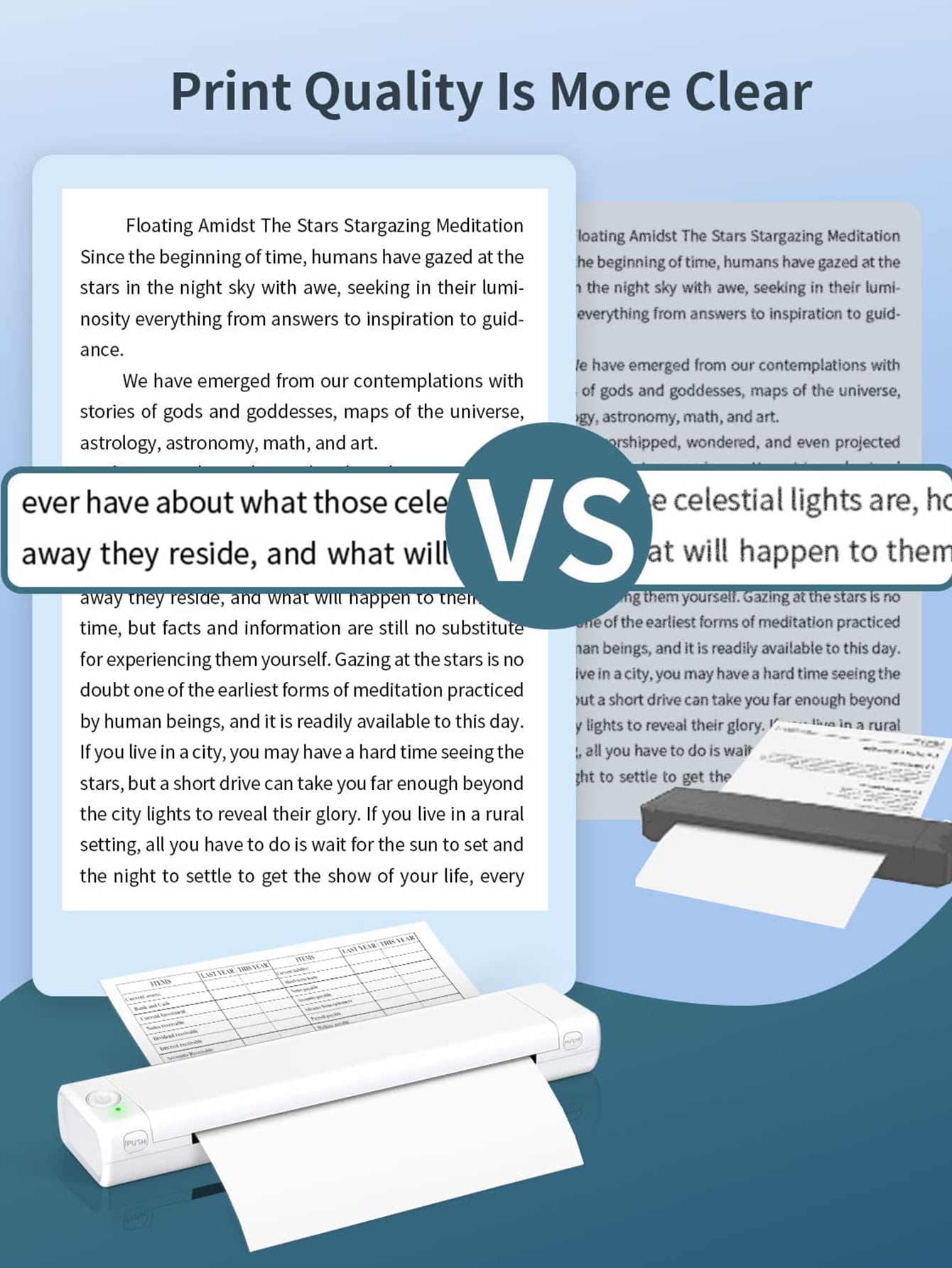 Phomemo M08F Letter Printer - Portable Printer Wireless for Travel ...