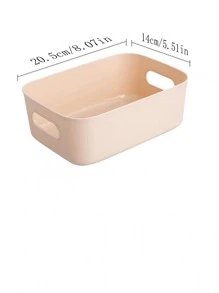 1pc Plain Color Storage Box | SHEIN UK