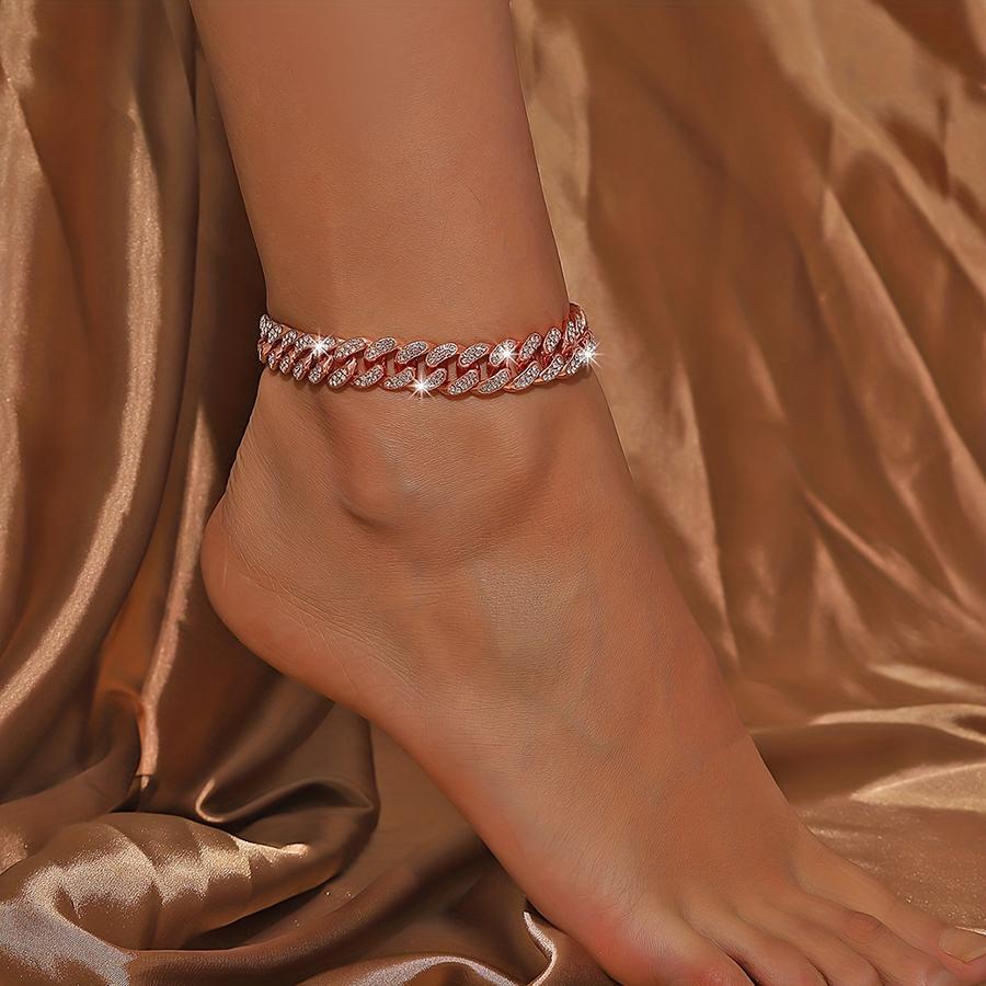 Rhinestone Decor Anklet | SHEIN USA
