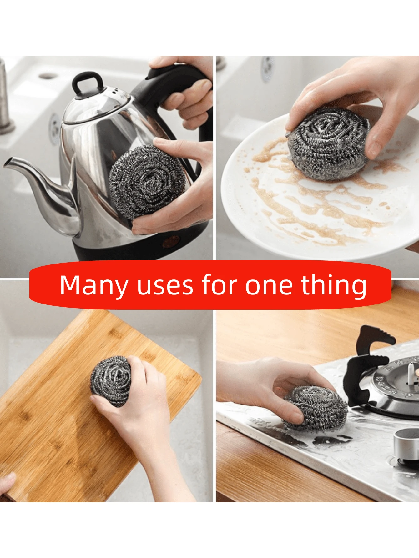 1pc Stainless Steel Cleaning Ball | SHEIN USA