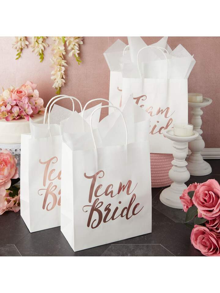 Gold Favor Bags