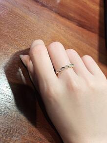 Rhinestone Decor Cuff Ring | SHEIN USA