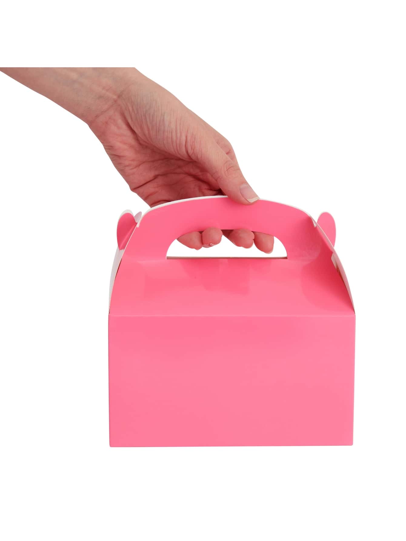 24-Pack Pink Gable Boxes - Pink Party Boxes For Kids Birthday, Party ...