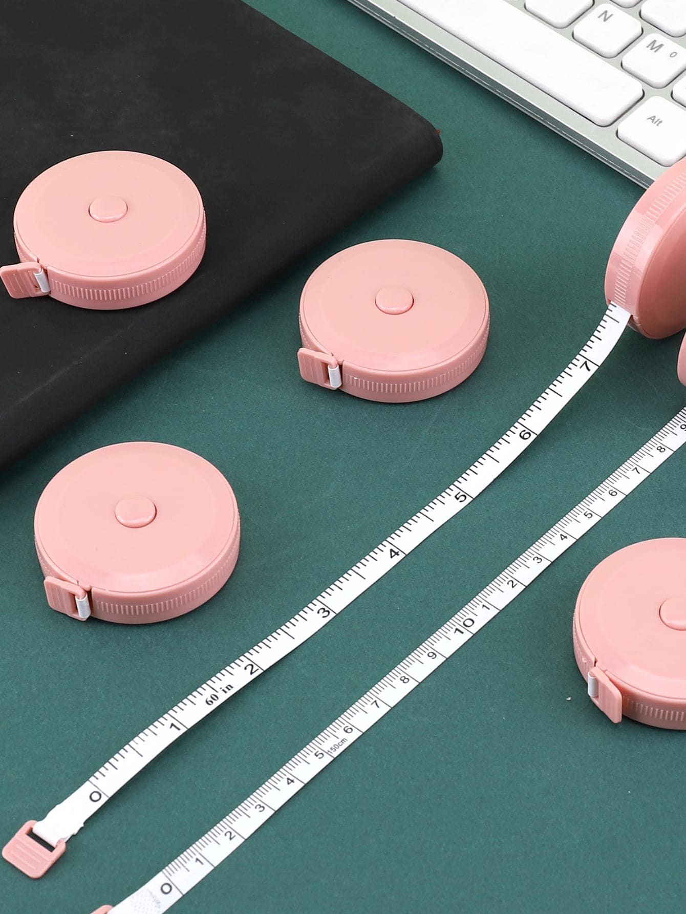 1pc 1.5M/78.74inch Straight Ruler Office Waist Measurement Tape Measure ...