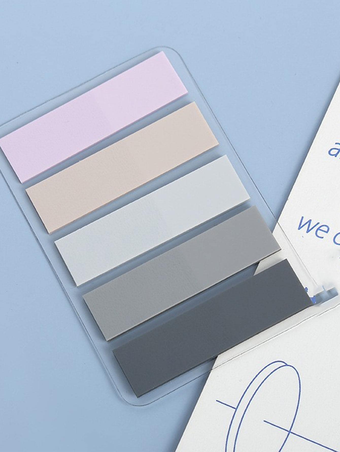 Translucent Morandi Color Pet Self-Adhesive Sticky Note, Ins Style ...