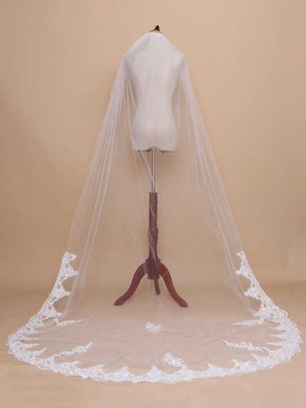 Flower Embroidered Bridal Veil | SHEIN UK