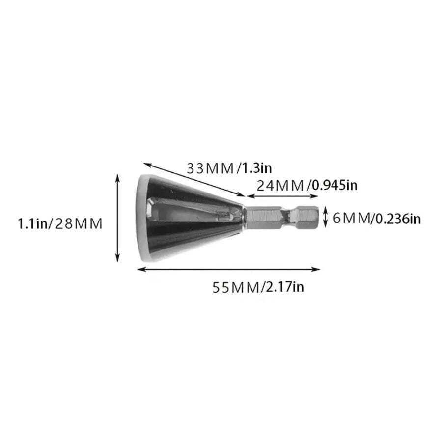 1pc Carbon Steel Chamfer Tool, Classic Deburring Tool For Electric ...