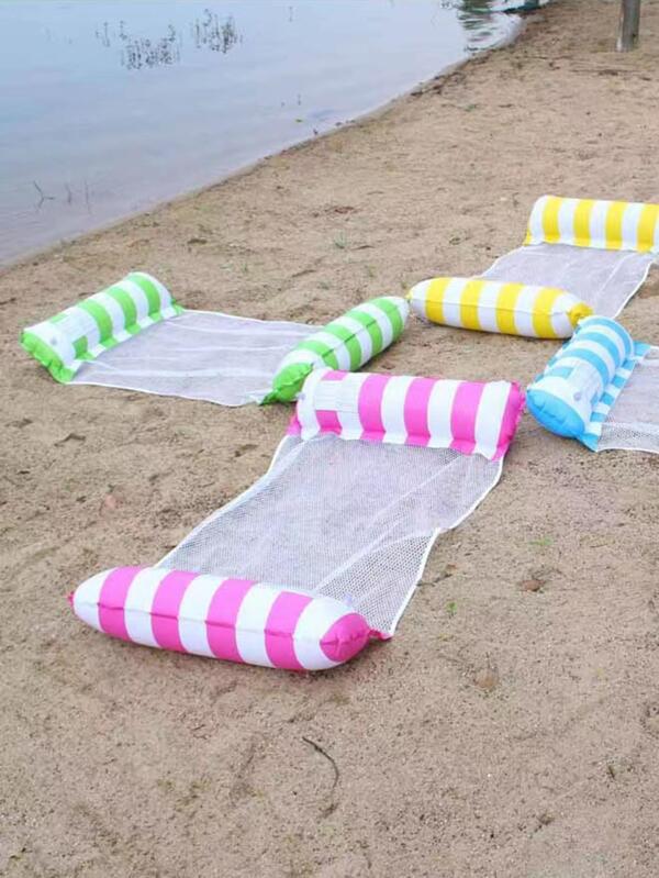 PVC Inflatable Chair Foldable Floating Row Swimming Pool Water Hammock ...