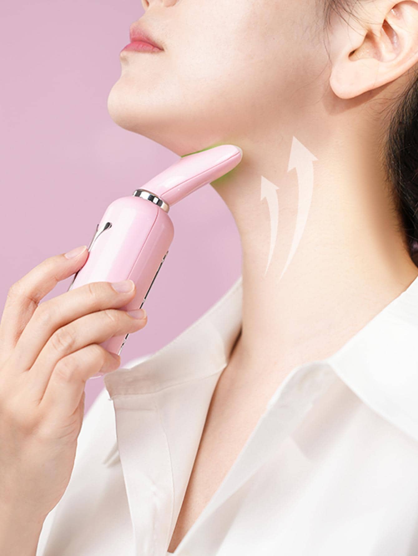 Facial And Neck Skin Rejuvenation Beauty Device Based On Triple Action ...