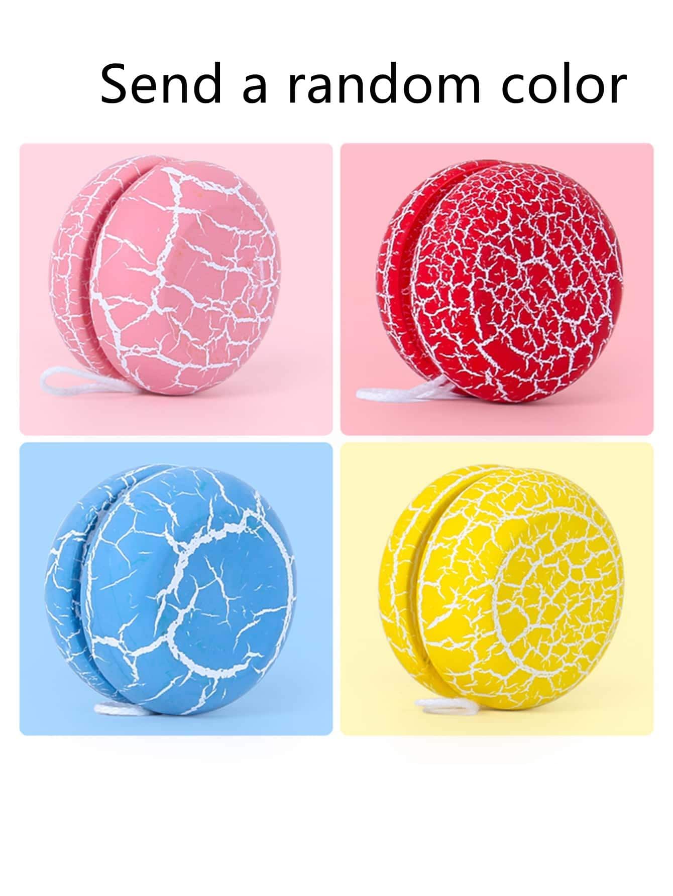 Wooden Yo-Yo Ball, Yo-Yo Ball Children's Cartoon Roundabout Toy ...