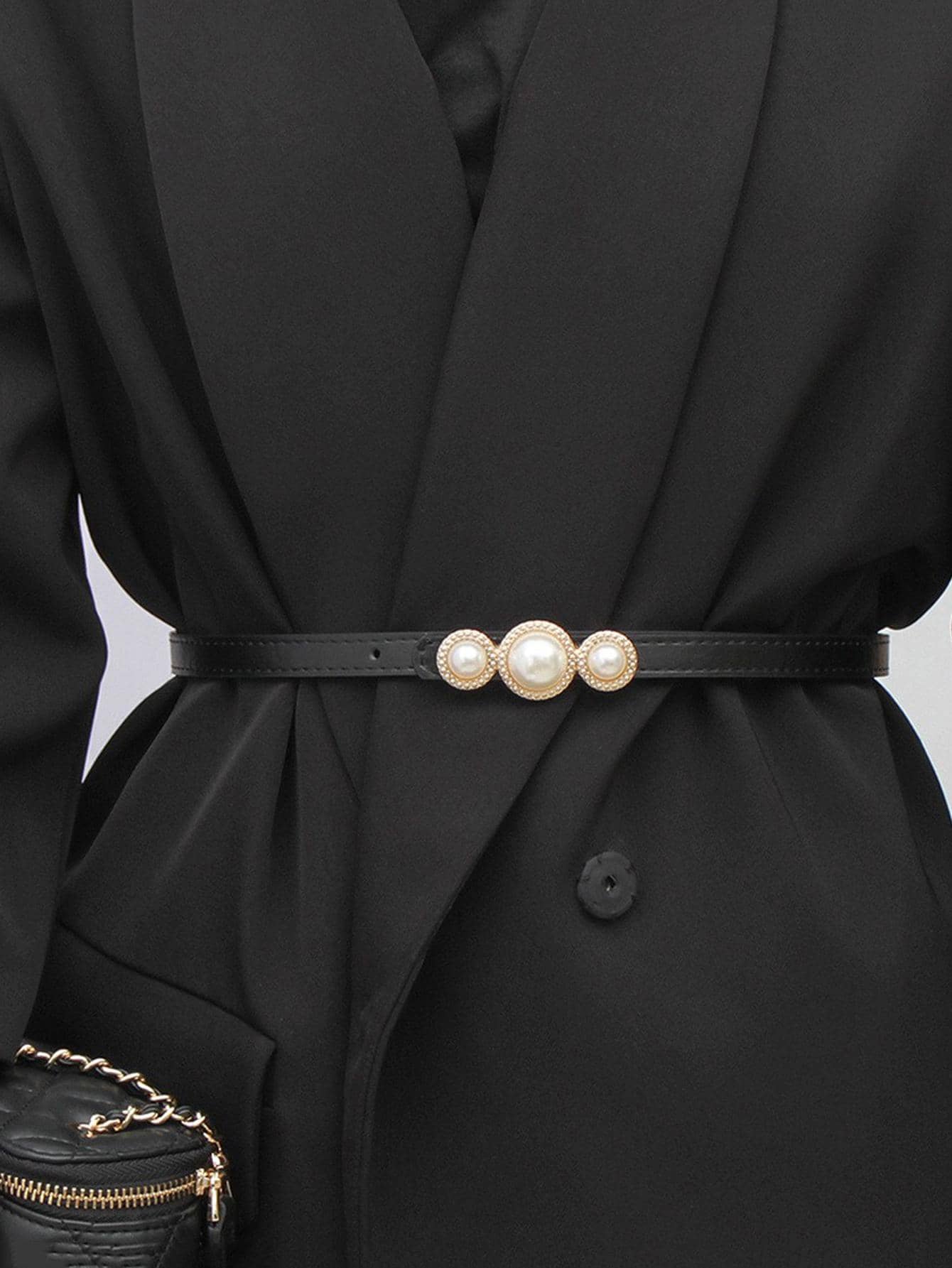 Faux Pearl Decor Belt | SHEIN USA