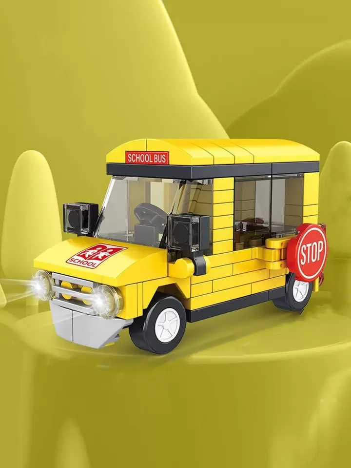 Lego School Bus Directions