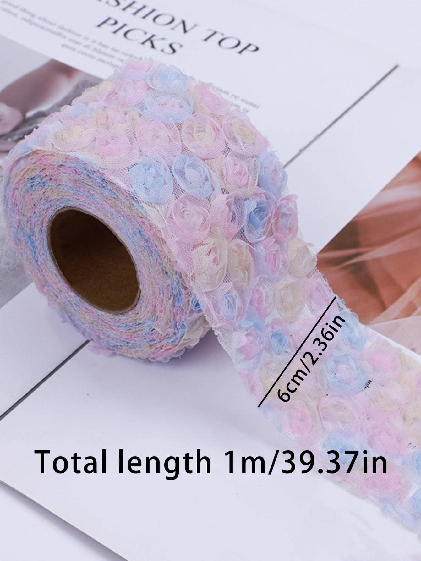 1roll Flower Design DIY Webbing Lace | SHEIN UK