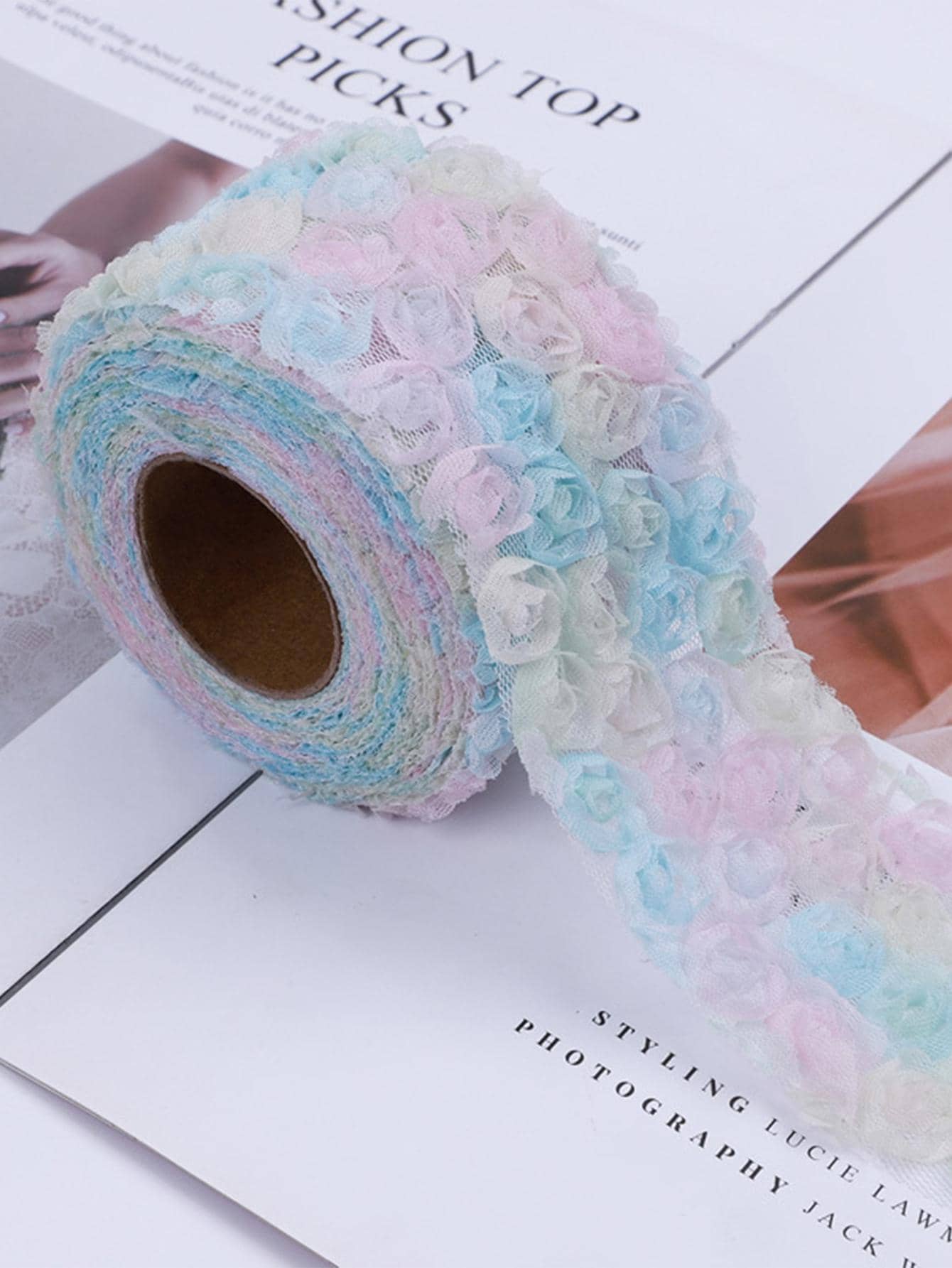 1roll Flower Design DIY Webbing Lace | SHEIN UK