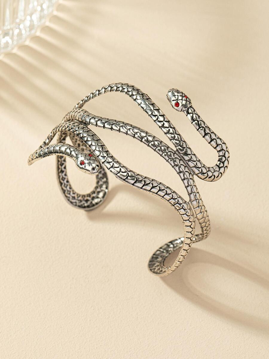 Snake Design Cuff Bangle | SHEIN USA