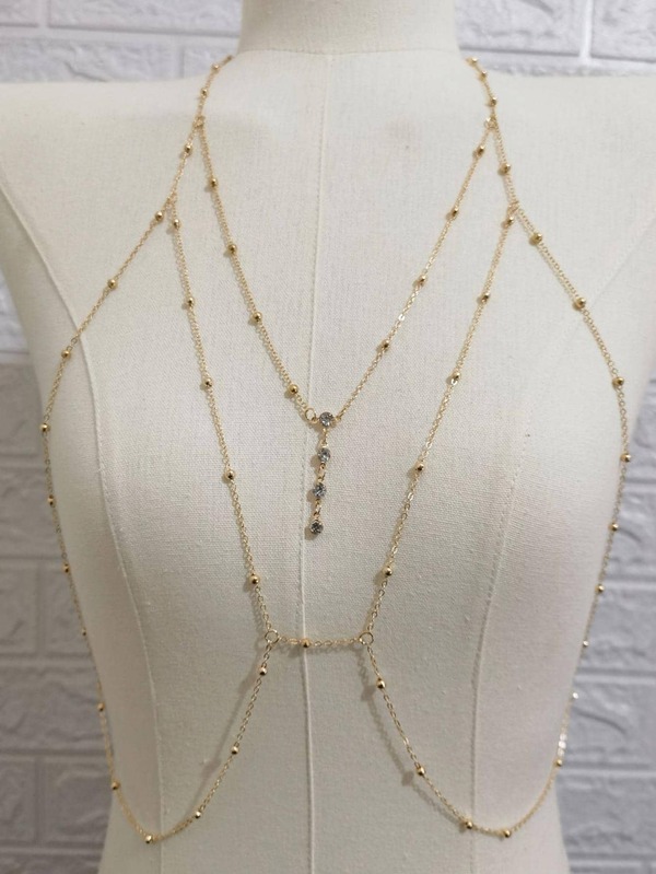 Minimalist Layered Body Chain | SHEIN USA