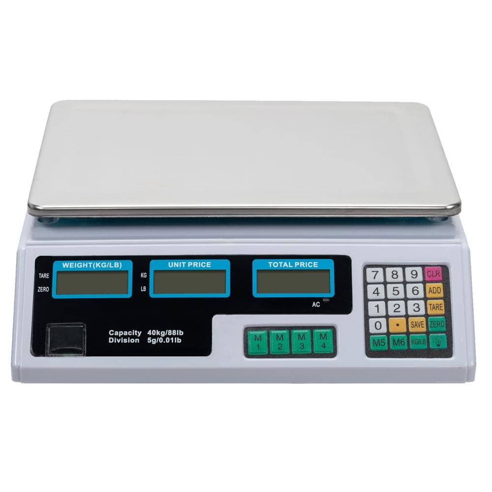 ACS-30 40kg/5g Digital Price Computing Scale for Vegetable UK Plug ...