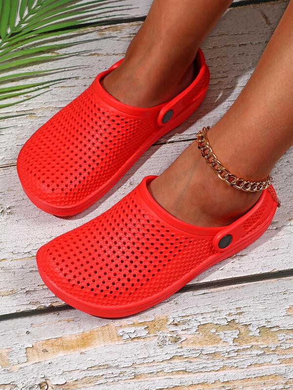 Women Hollow Out Slingback Vented Clogs, Fashion Outdoor EVA Clogs ...