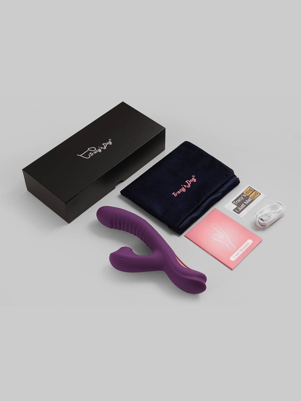 Tracy's Dog Beta Come-Hither Rabbit Sucking Vibrator for Clitoral G Spot Stimulation, Adult Sex ...