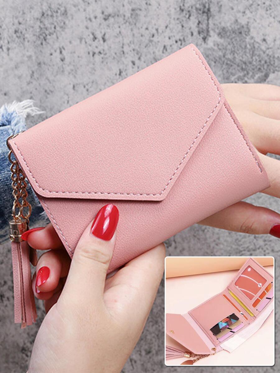 Wallet Card Holder Short Coin Purse Women's Mini Money Bag PU Small ...