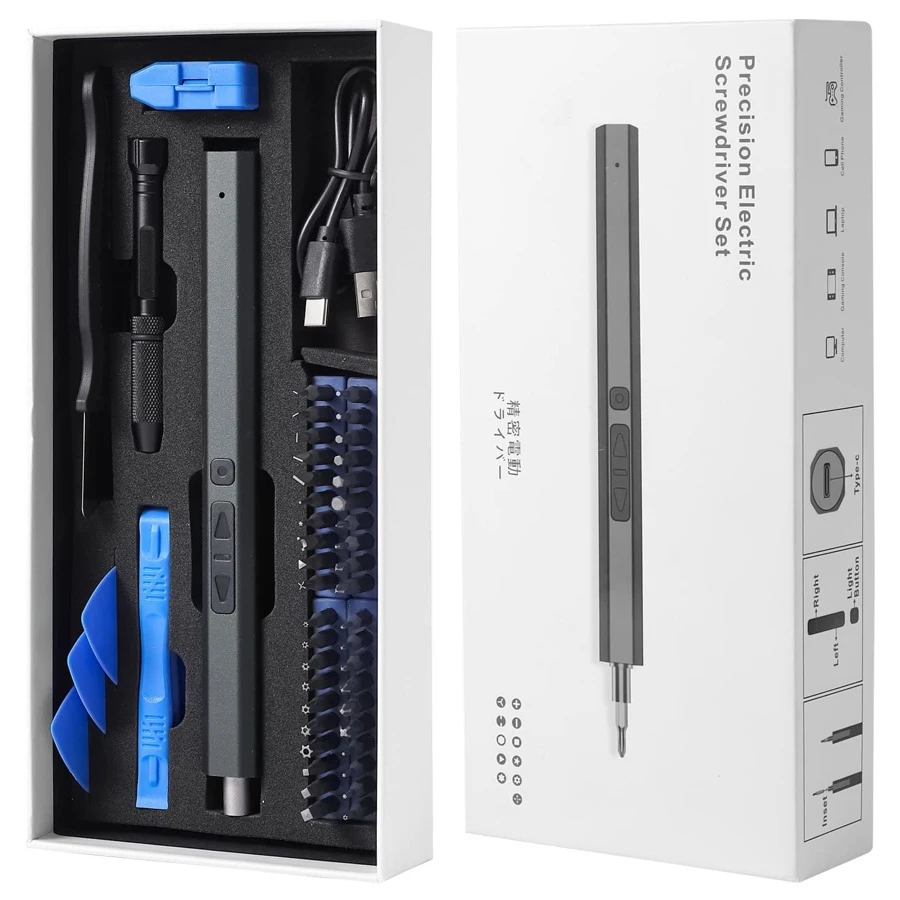 50 in 1 Automatic Screwdriver, Mini Power Precision Cordless ...