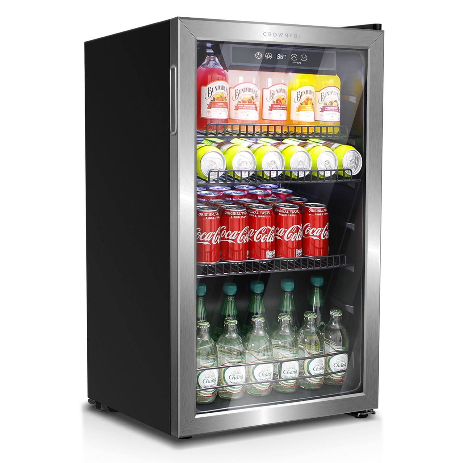 Beverage Refrigerator Cooler, Holds up to 118-Can Mini Fridge with ...