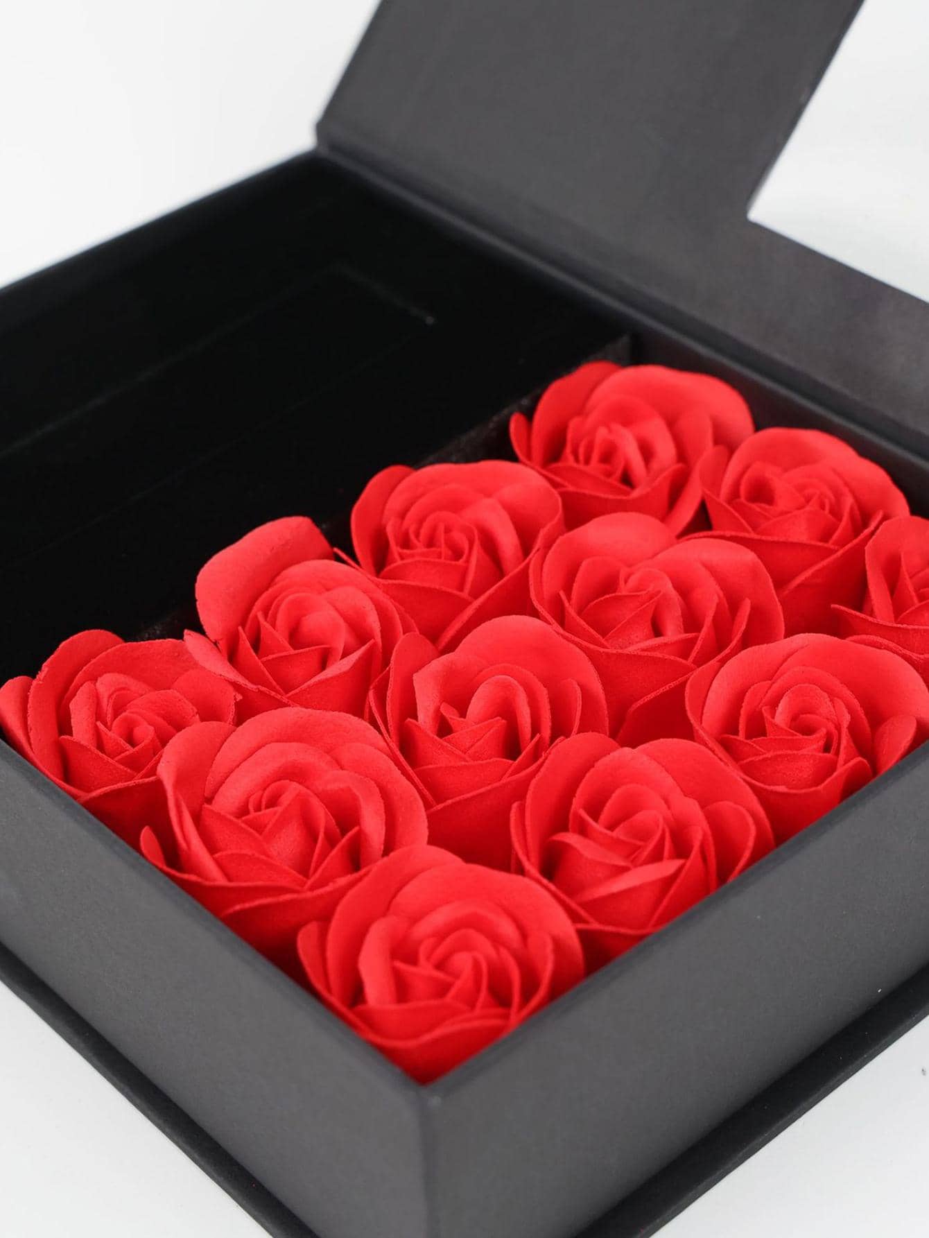 1pc Fashionable Flower Decor Geometric Design Jewelry Packaging Box For ...