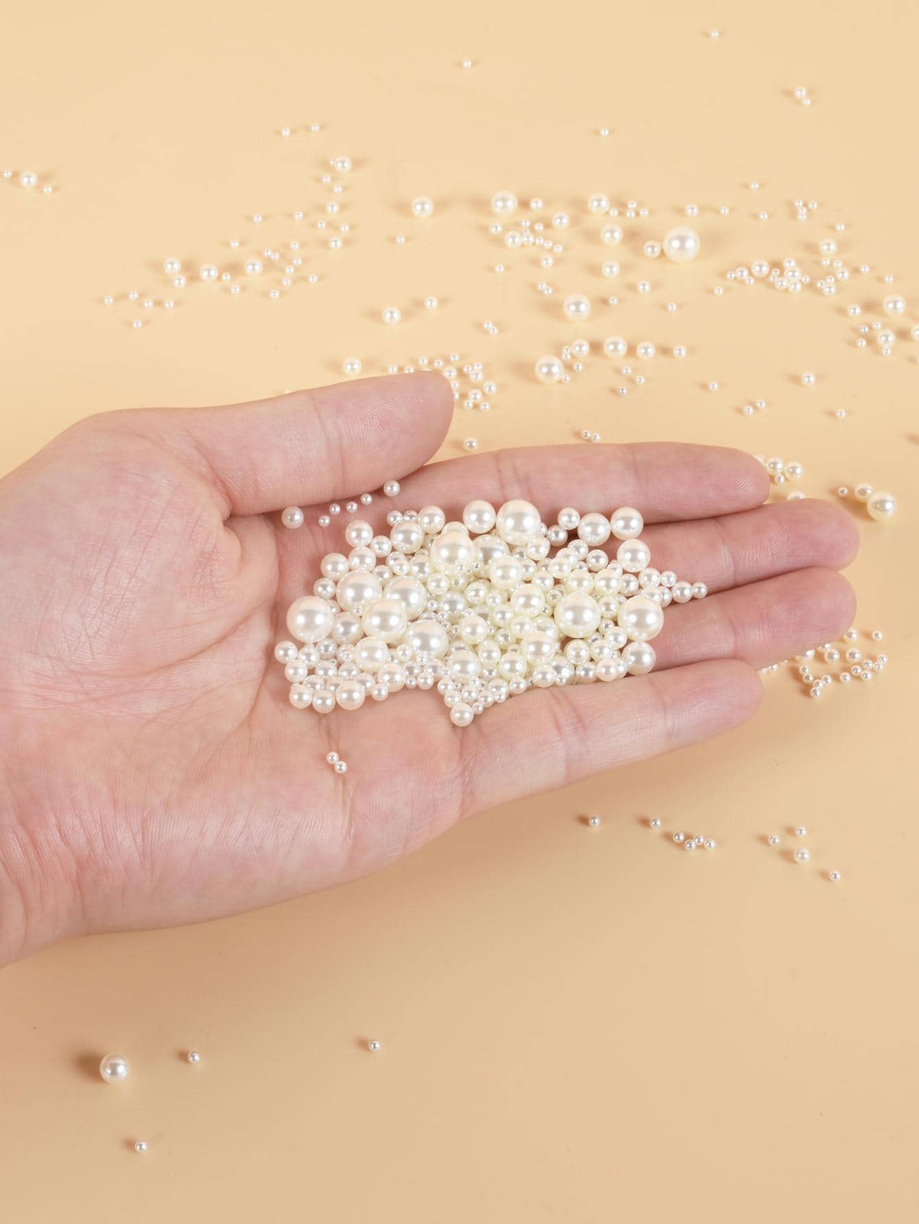 300pcs Faux Pearl Design Throwing Confetti, Faux Pearl Confetti For ...