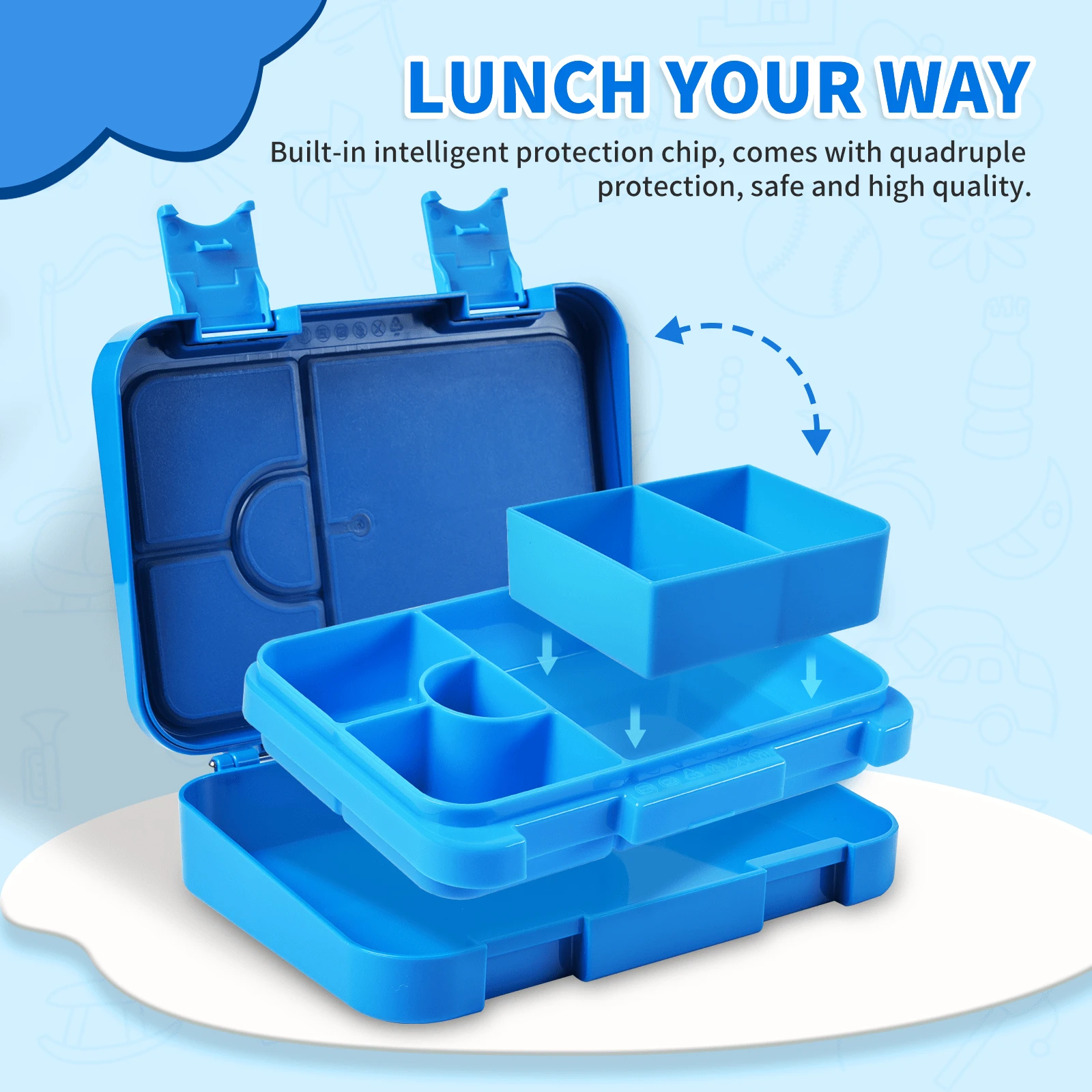 Lunch Box, Bento Box 750ml | SHEIN USA