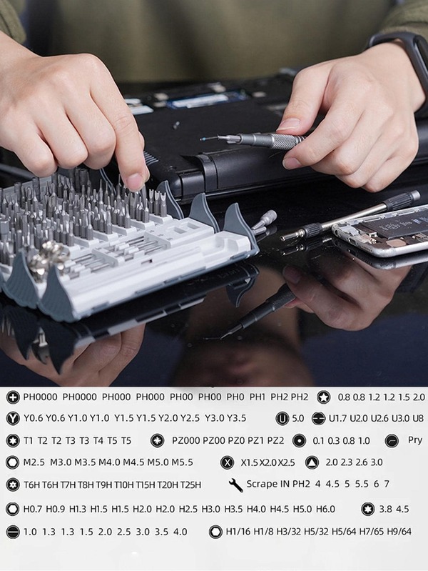1set 128 In 1 Precision Screwdriver Set, CR-V Professional Magnetic ...