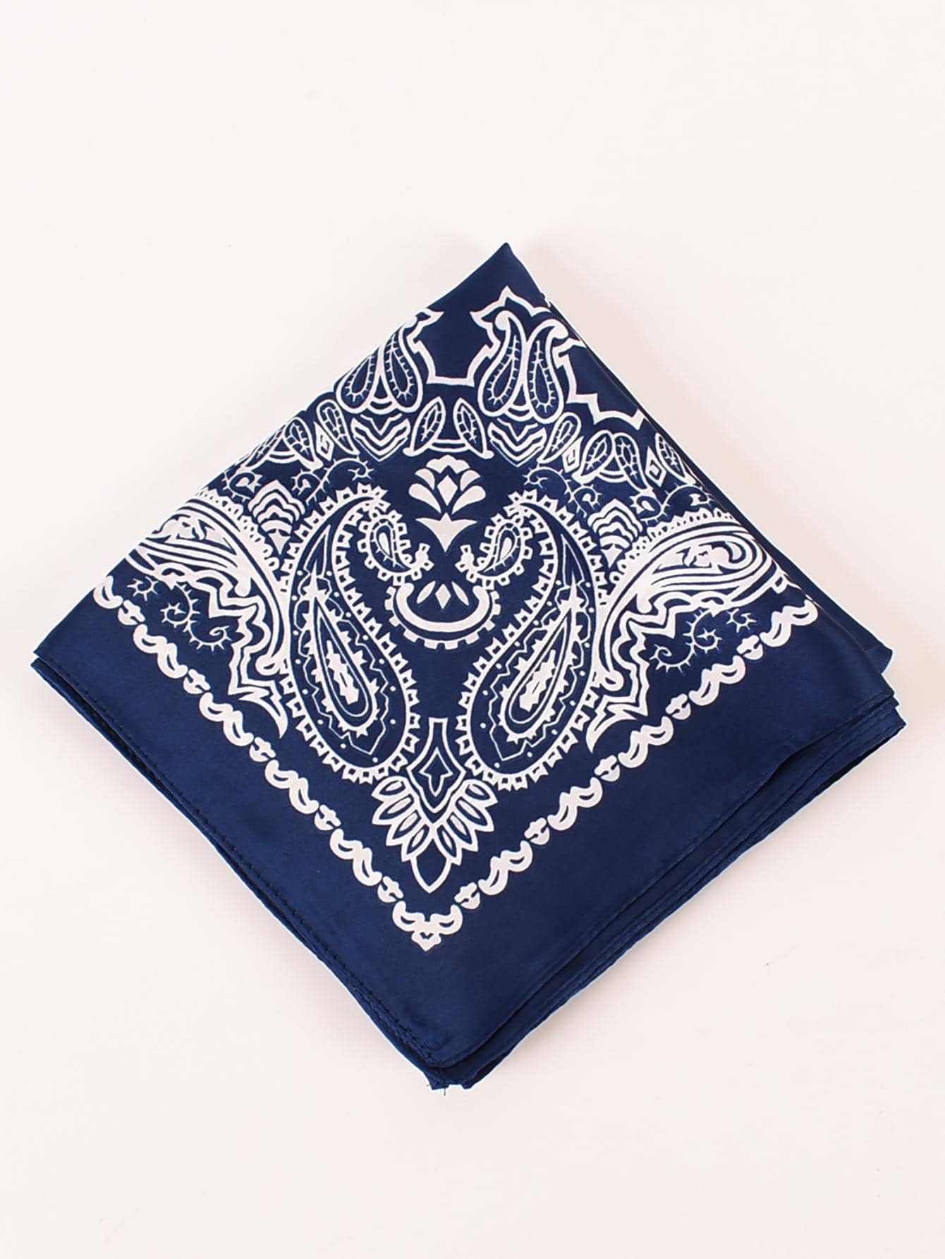 1pc Paisley Print Bandana Hip-Hop Square Scarf For Hardrock For Rap ...