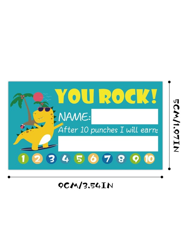 50pcs Cartoon Graphic Motivational Card, Creative Multi-purpose ...