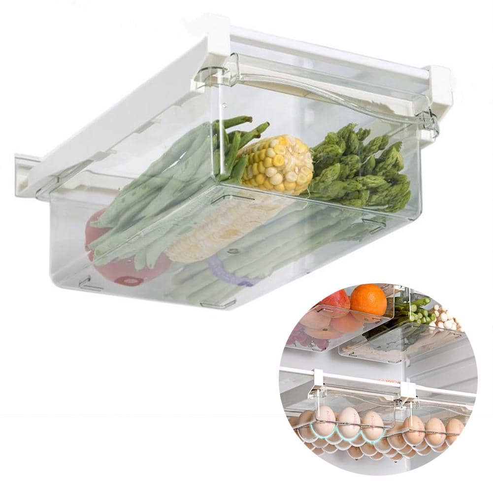 Fridge Organizer, Drawer Refrigerator Hanging Box Multifunction Storage ...