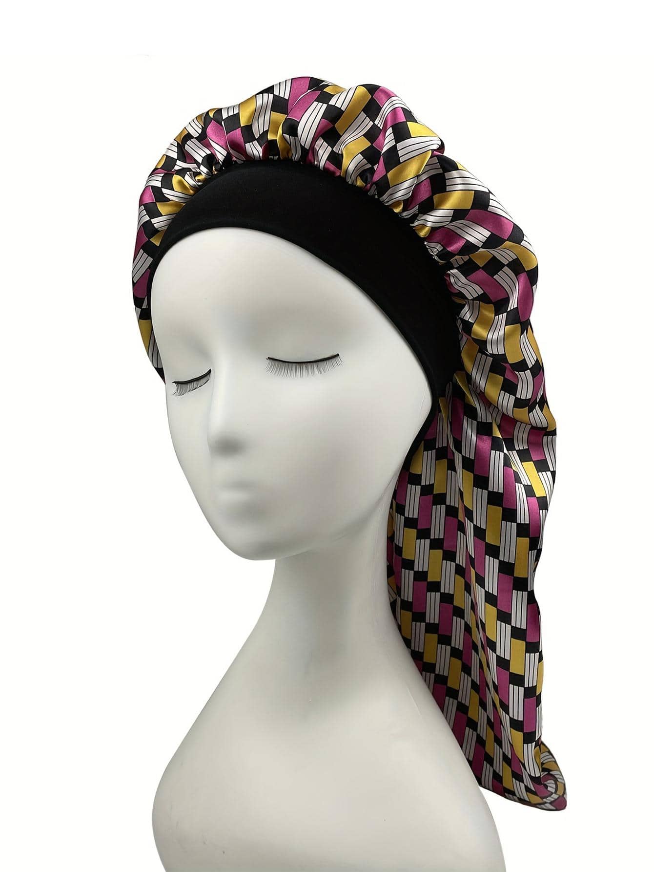 Geometric Print Hair Bonnet | SHEIN USA