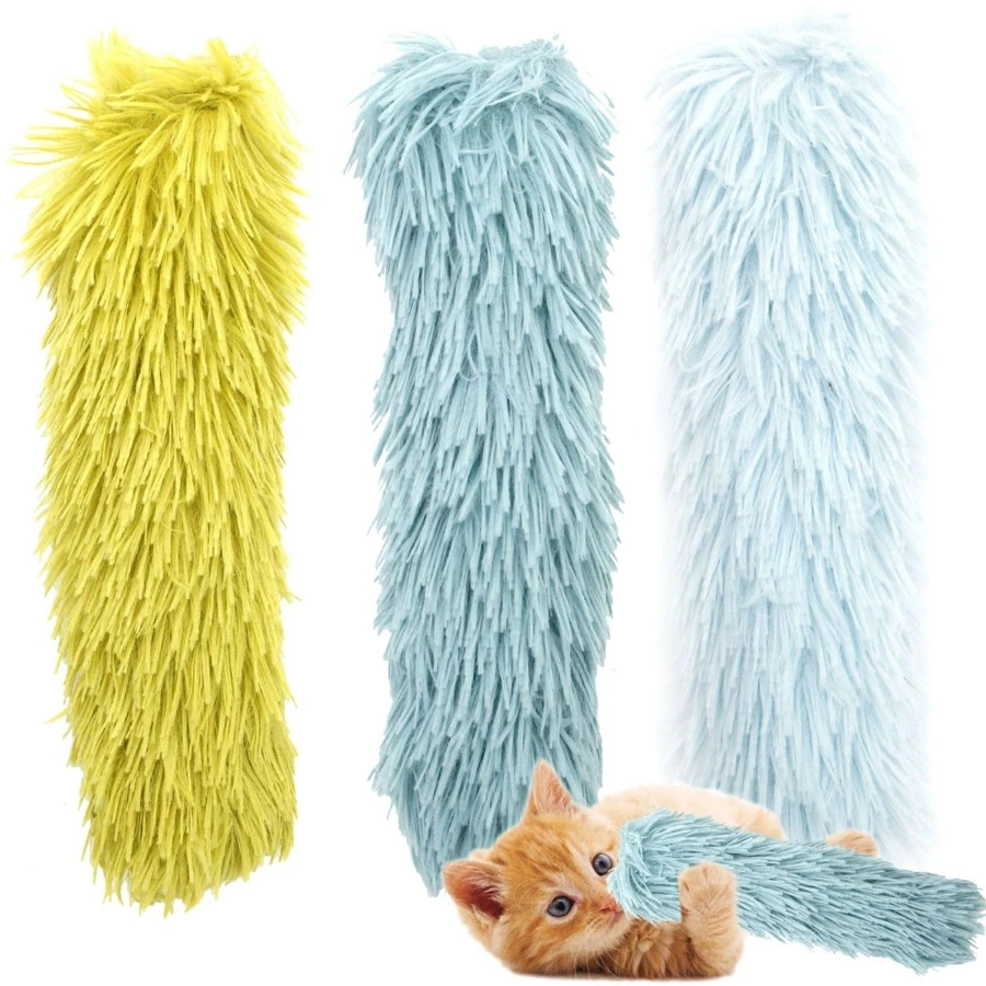 Youngever 3 Pack Cat Kicker Toys, Kitty Kick Stick, Cat Kick Toy ...