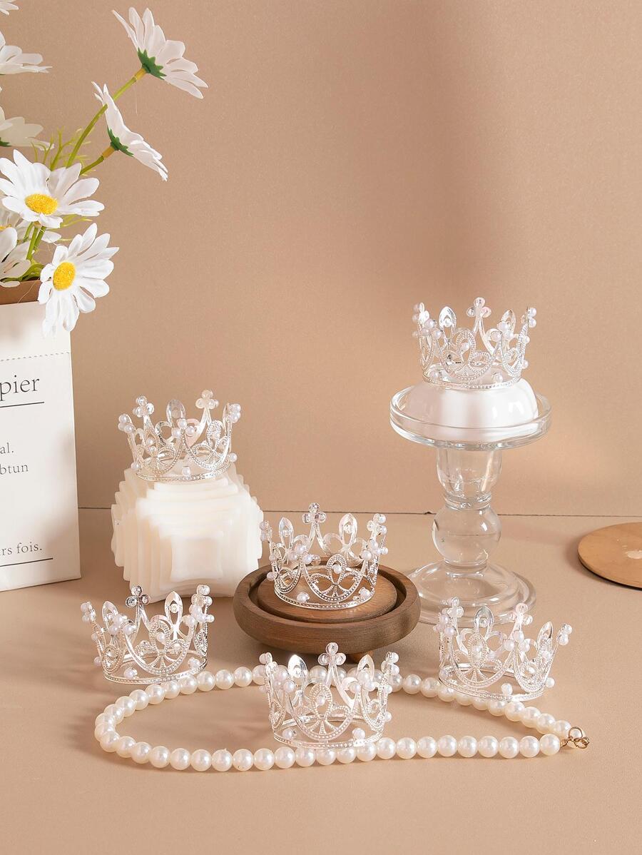 6pcs Crown Design Cake Decoration | SHEIN USA