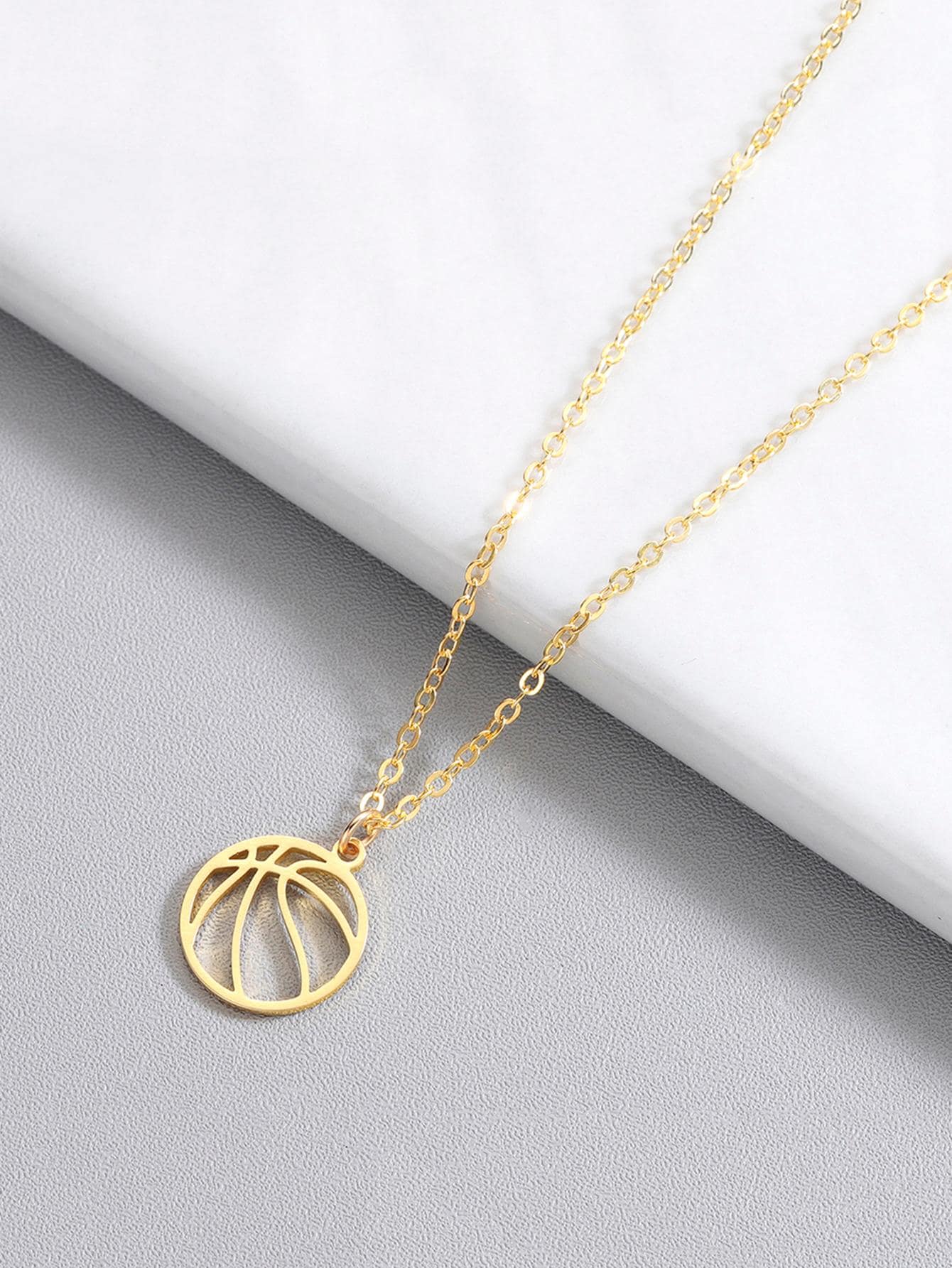 Basketball Charm Necklace | SHEIN USA