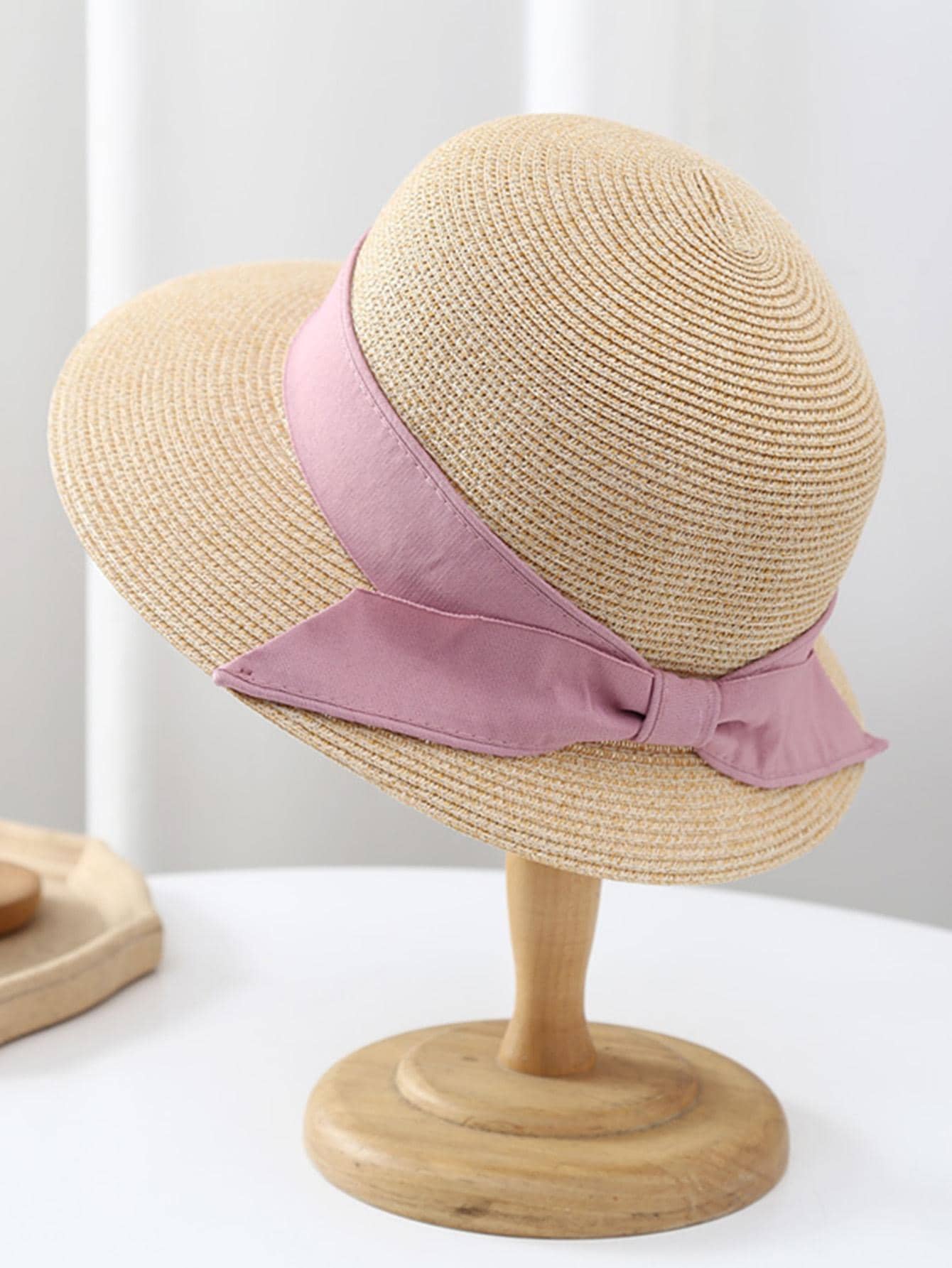 Bow Decor Straw Hat | SHEIN USA