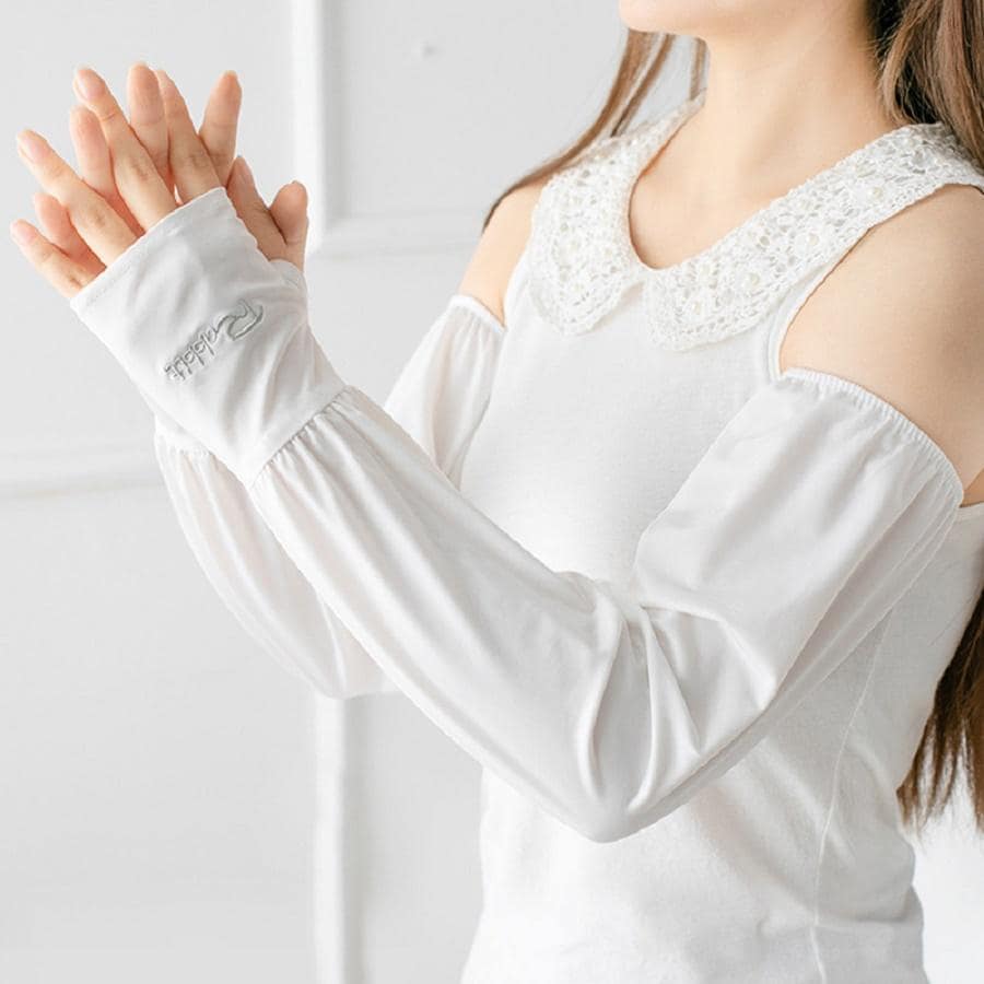 Letter Embroidered Arm Sleeves | SHEIN USA