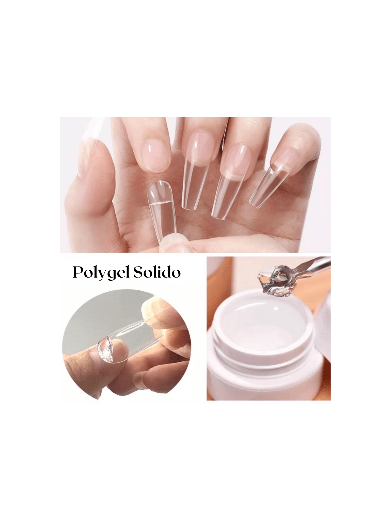Polygel Solido Transparente Para Uñas 15 ml | Moda de Mujer | SHEIN México